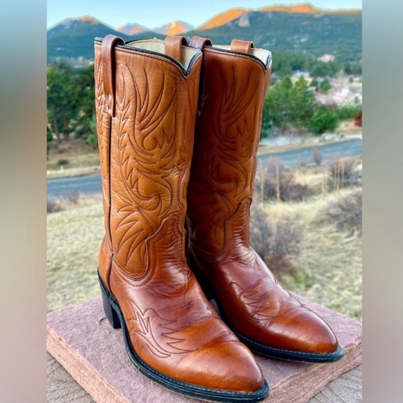 ACME | Shoes | Rare Vintage Acme Cowboy Boots Mens Size 7d 97s Western ...